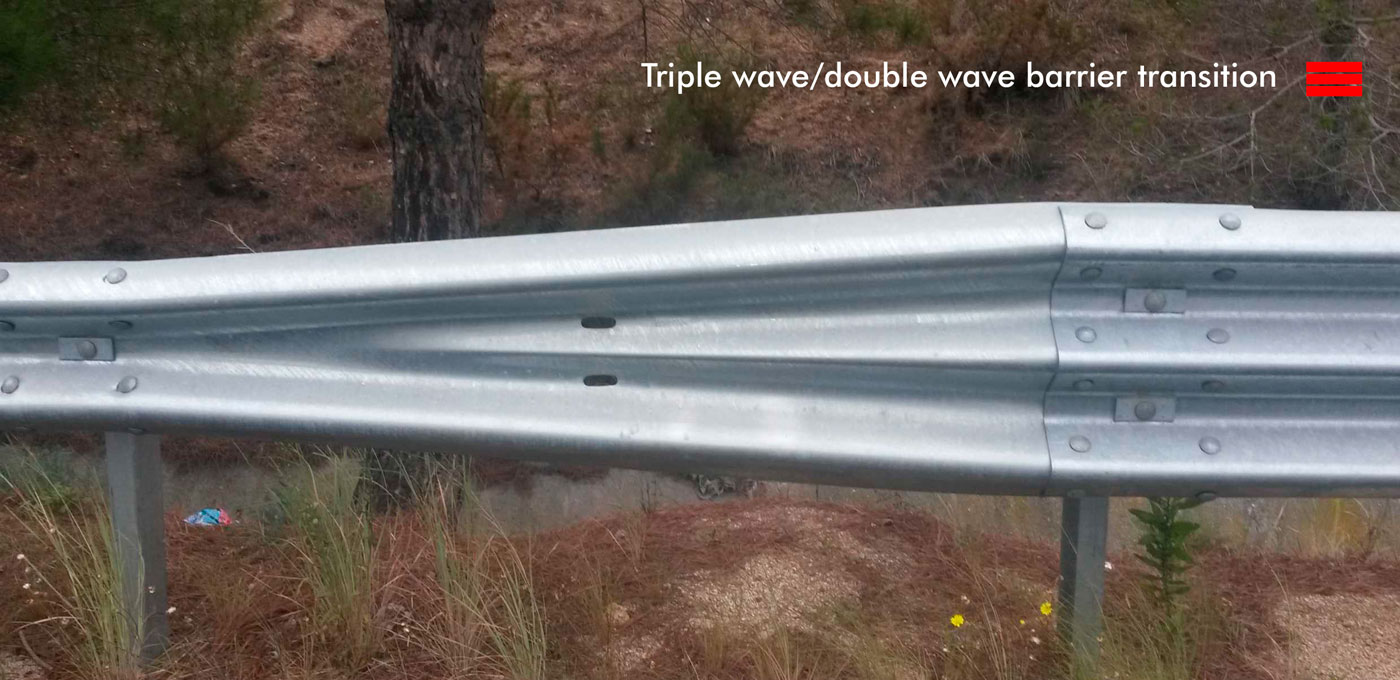 Triple wave/double wave barrier transition - Asebal