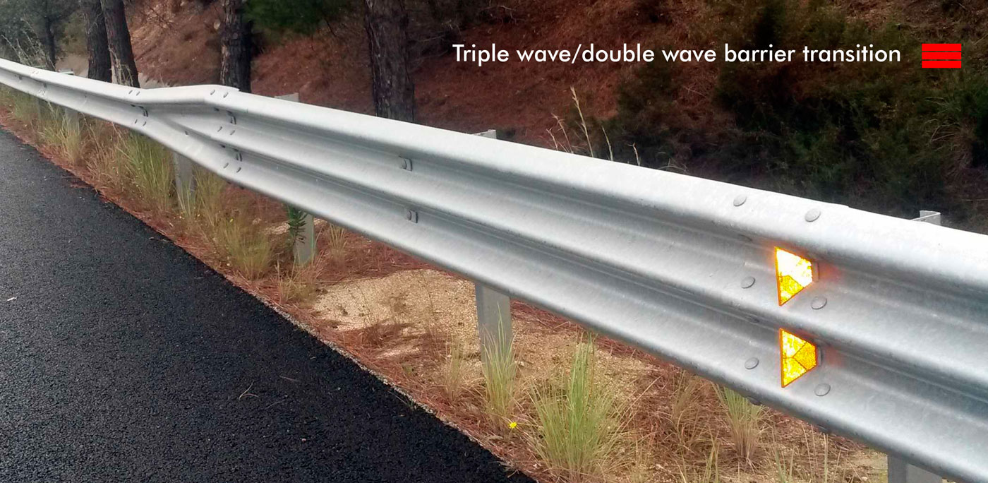 Triple wave/double wave barrier transition - Asebal